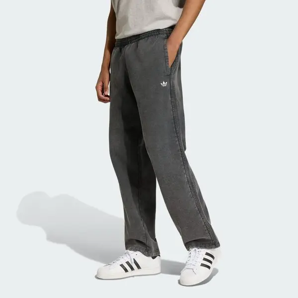Adidas Trefoil Essentials Loose Fleece Pants - Black