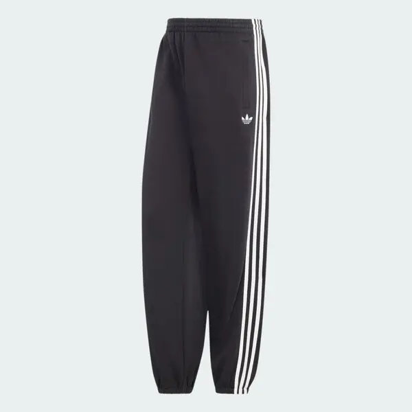 Adidas Adicolor 3 Stripes Cuffed Sweatpant - Black