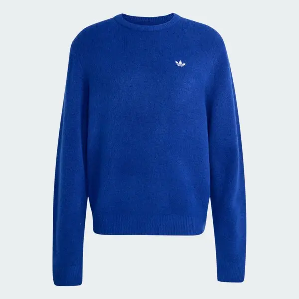 Adidas Trefoil Essentials Fully Knit Sweater - Bold Blue