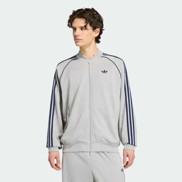 Adidas Adicolor Classics Loose Tracktop Grey