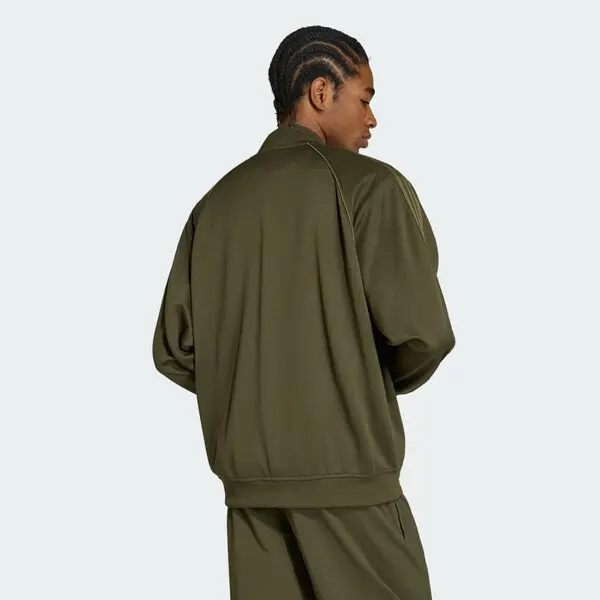 Adidas Sst Adicolor Classics Loose Tracktop Dark Green