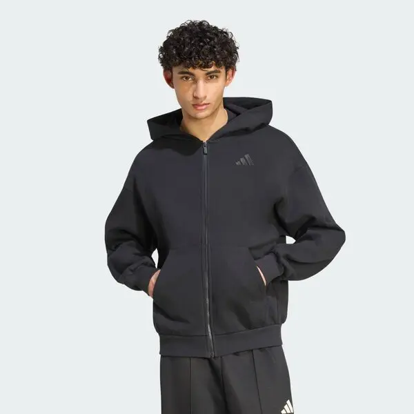 Adidas Kit Small Logo Full-zip Hoodie