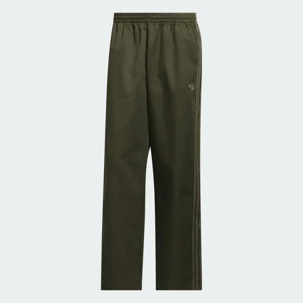 Adidas Adicolor Sst Cotton Twill Track Pant Dark Green - Night Cargo
