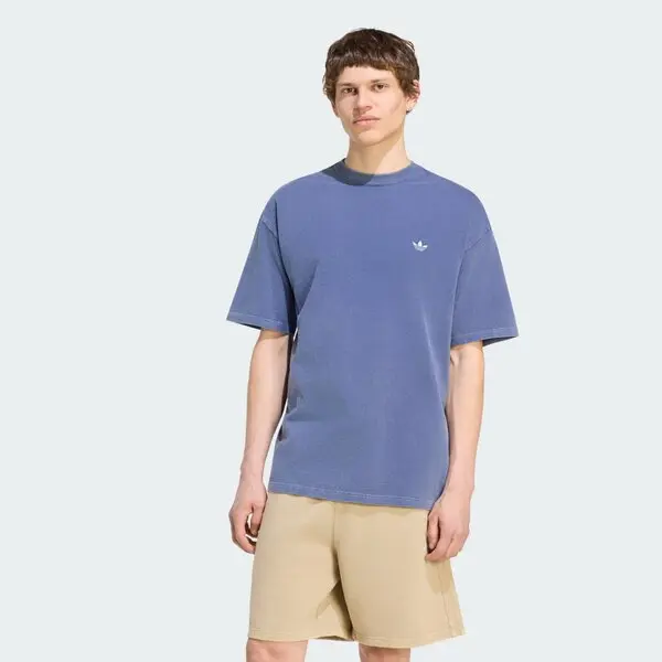 Adidas Trefoil Essentials Washed Loose Dropped Shoulder Tee