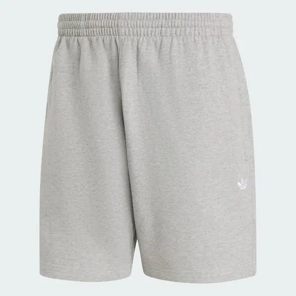 Adidas Trefoil Essentials 7 Inch Fleece Shorts Grey S 5