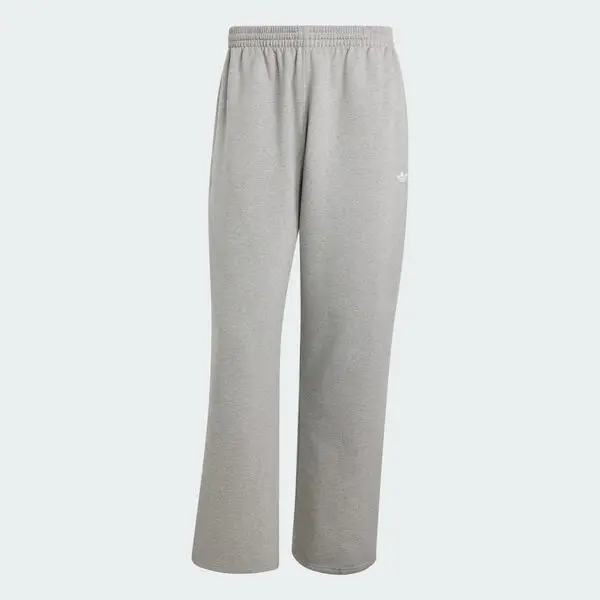 Adidas Trefoil Essentials Open Hem Pants Grey