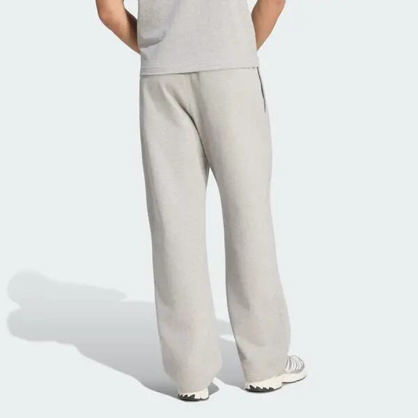 Adidas Trefoil Essentials Open-hem Pants - Medium Grey Heather