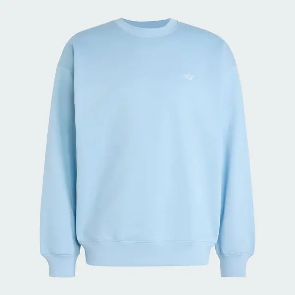 Adidas Trefoil Essentials Loose Crew Sweatshirt Blue
