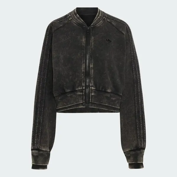 Adidas Sst Double Layered Cropped Track Top