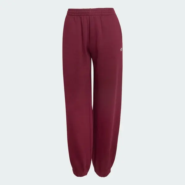Adidas Essentials Loose Fleece Joggers - Maroon