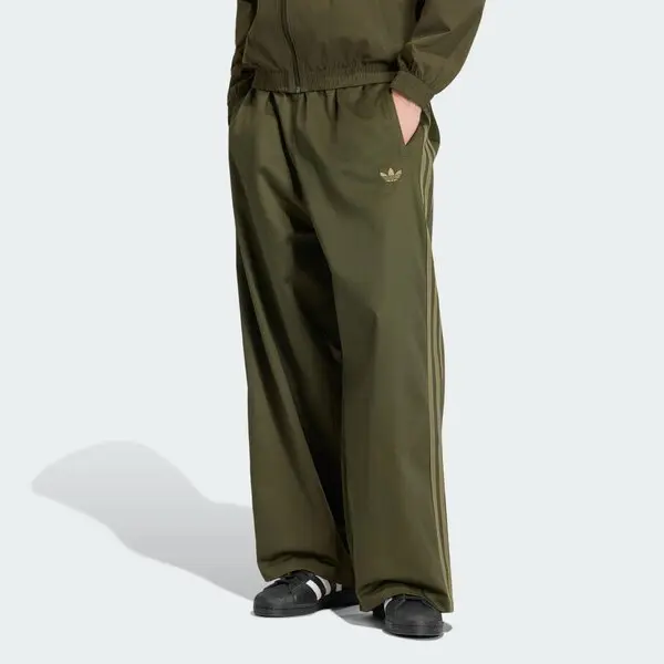 Adidas Adicolor Sst Cotton Twill Pants Dark Green