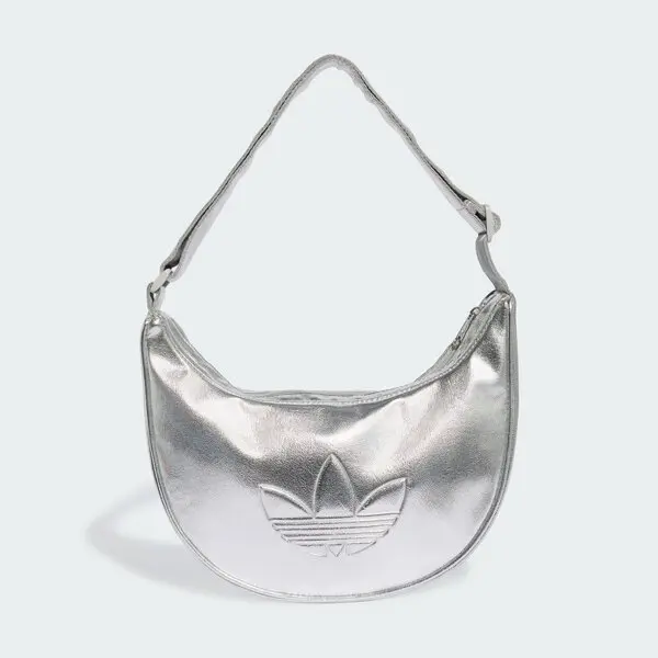 Adidas Adicolor Half Crescent Metallic Bag - Silver Metallic