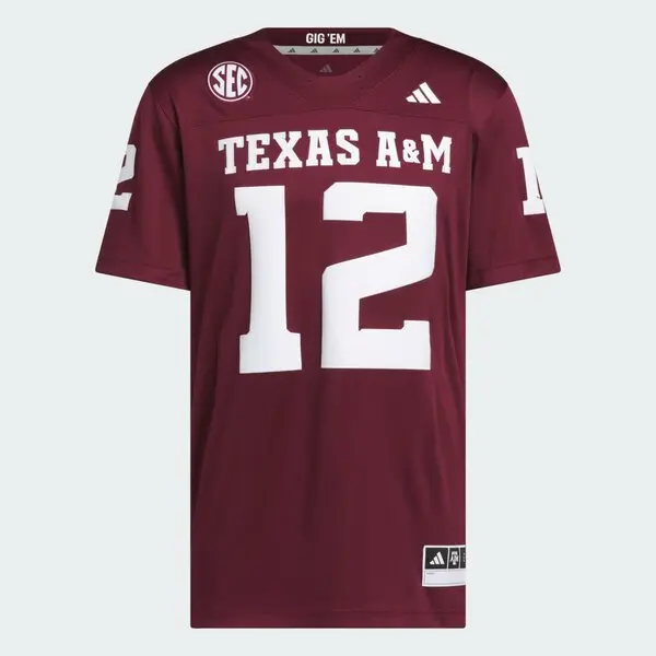 Adidas Texas A&m Jersey - Team Maroon