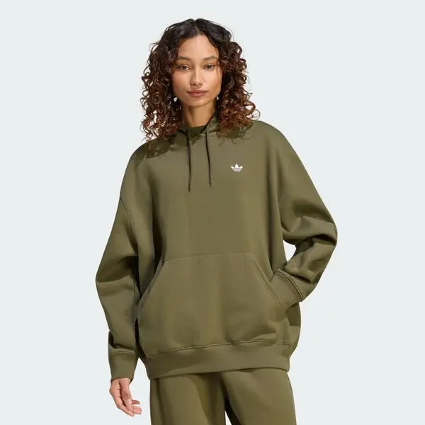 Adidas Essentials Crew Long Fleece Oversized Sweatshirt