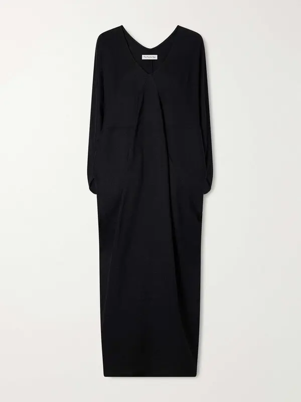 THE FRANKIE SHOP Lila Kaftan Ponte Maxi Dress - Ivory