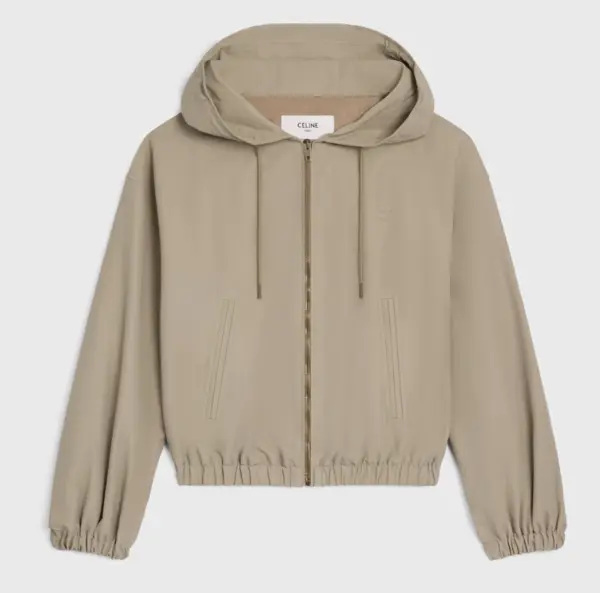 Celine Hooded Windbreaker