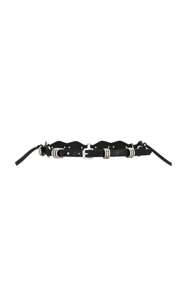 Isabel Marant Étoile Bolton Leather Belt - Black