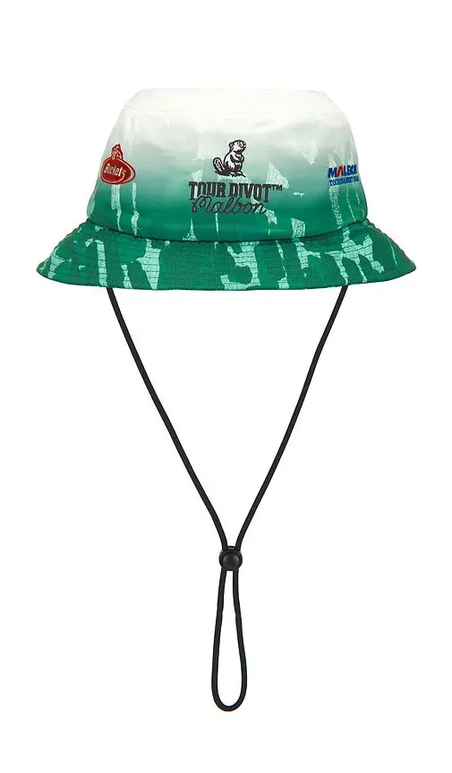 MALBON X Golf & Bass Club Sponsors Bucket Hat - Green