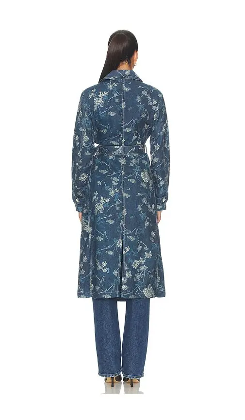 L'Agence Bradley Linen Trench Coat