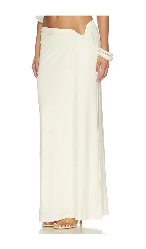 SNDYS. Alia Maxi Skirt - Cream