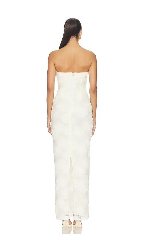 ROTATE BY BIRGER CHRISTENSEN Flower Mesh Tube Dress