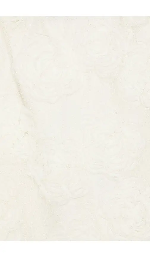 ROTATE BY BIRGER CHRISTENSEN Flower Mesh Mini Dress - White