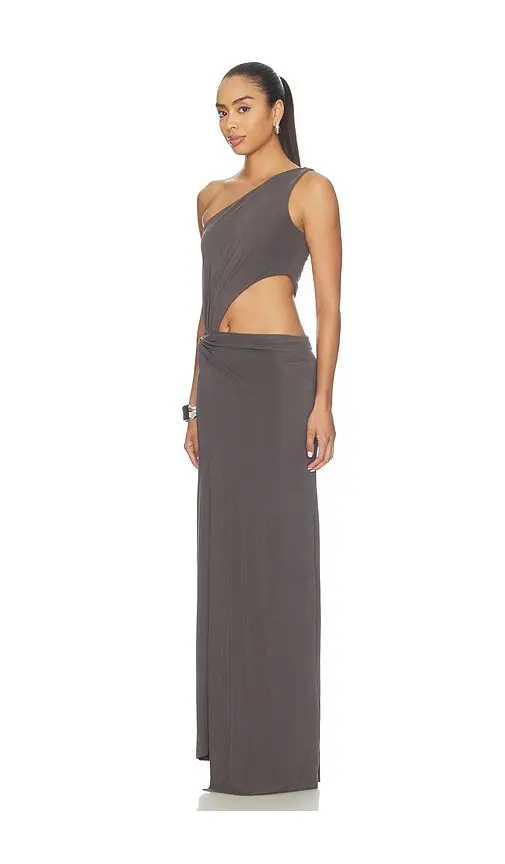 SNDYS. Orla Maxi Dress - Charcoal