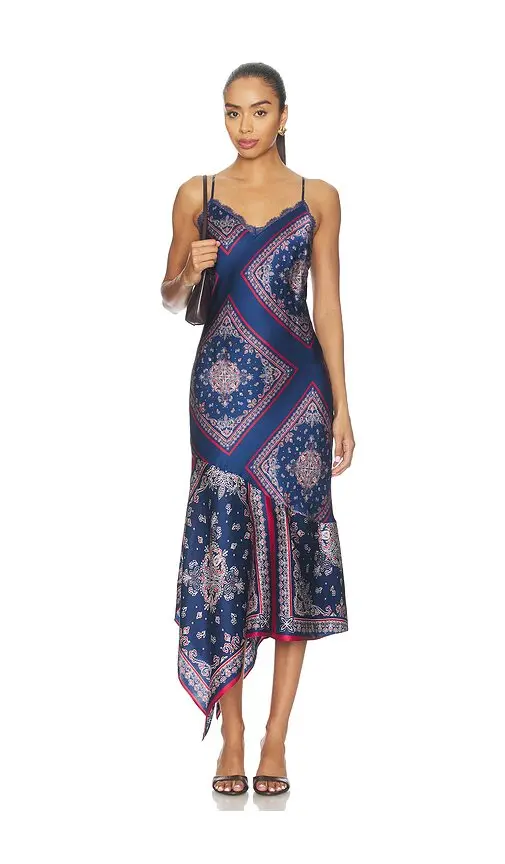 Cami Nyc Silk Printed Dress