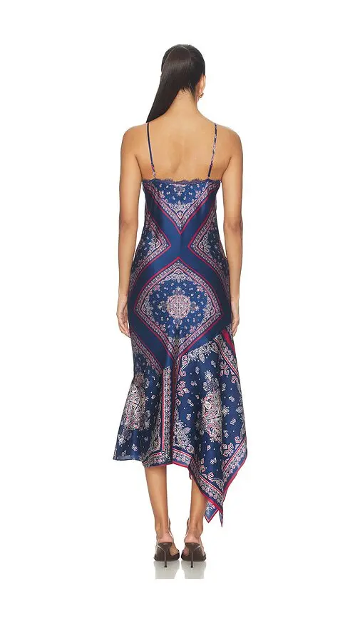 Cami Nyc Silk Printed Dress
