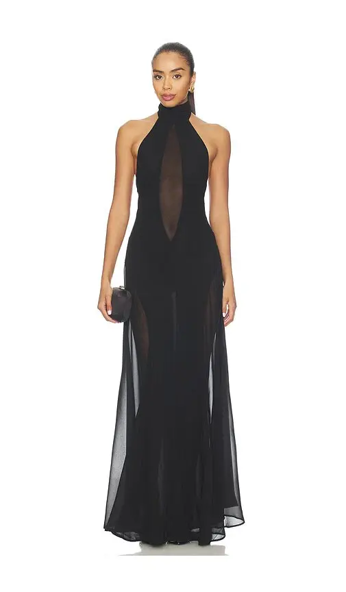 Delfi Sahara Halterneck Gown