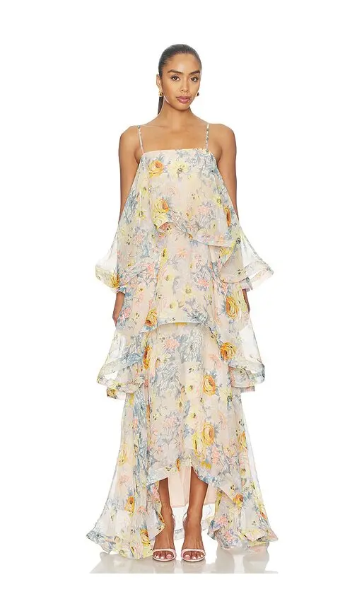 ELLIATT Tiered Maxi Dress