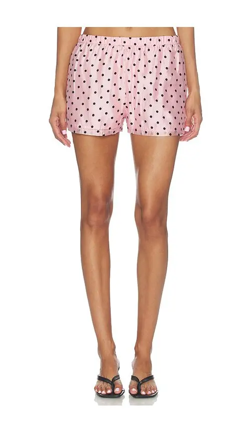 Amanda Uprichard Mariko Polka Dot Shorts