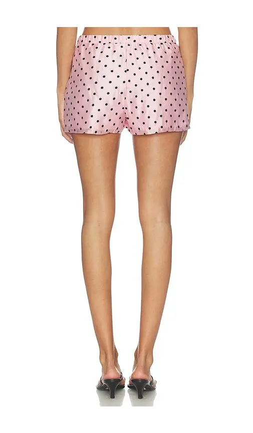 Amanda Uprichard Mariko Polka Dot Shorts