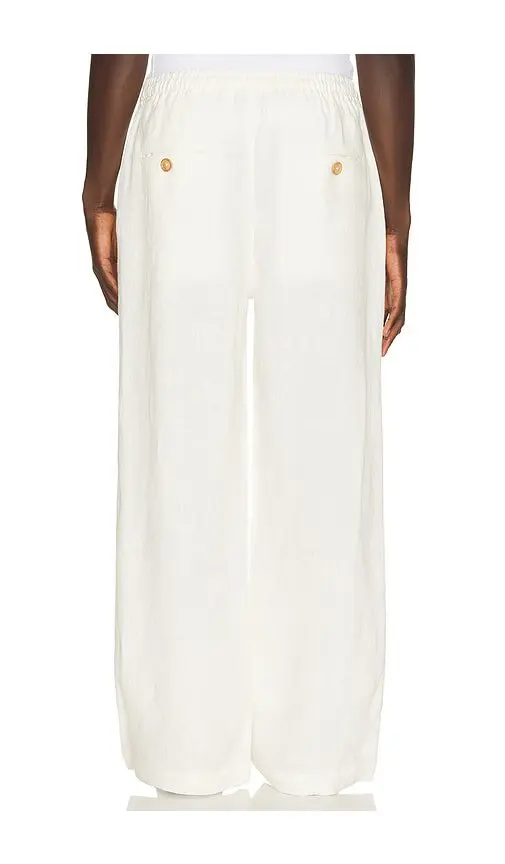 Commas Wide Leg Linen Trousers