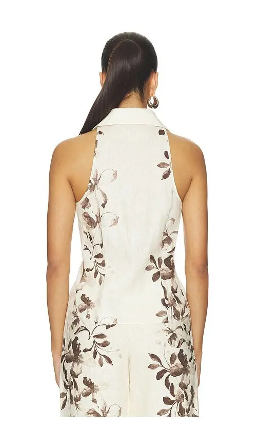 HEVRON Sloan Vest - Cream