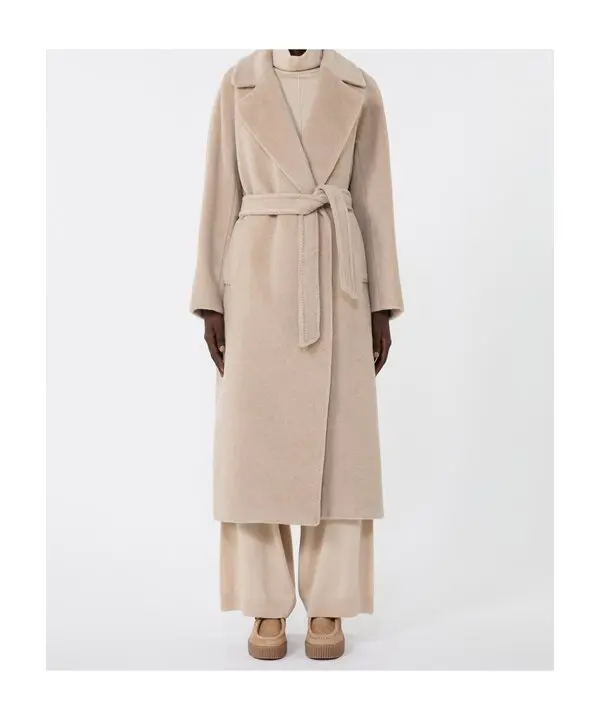 Max Mara Tempera Belted Long-sleeved Coat