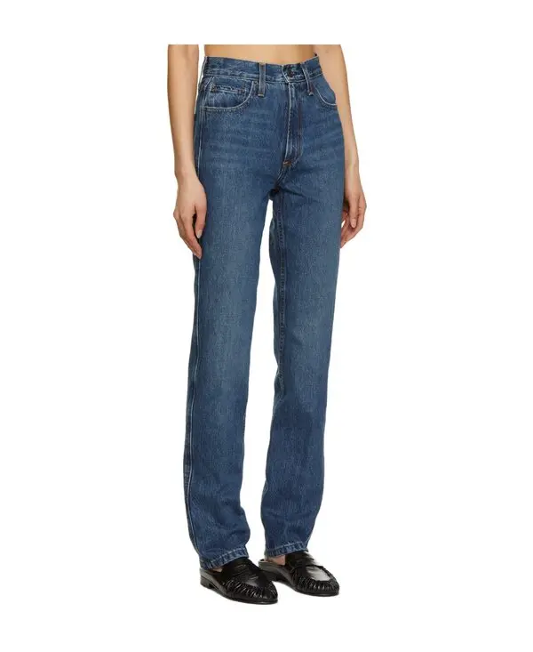 Co Logo High-waisted Straight Jeans