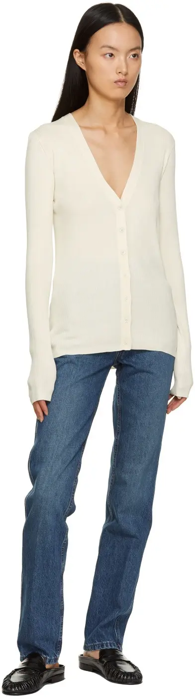 Co Logo High-waisted Straight Jeans
