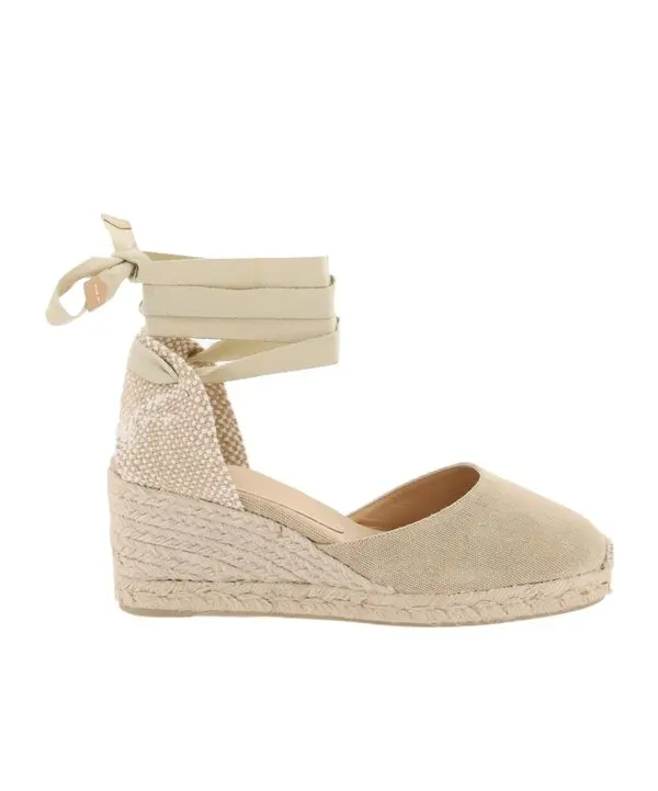 CastaÑer Carina 60mm Wedge Espadrilles - Nude