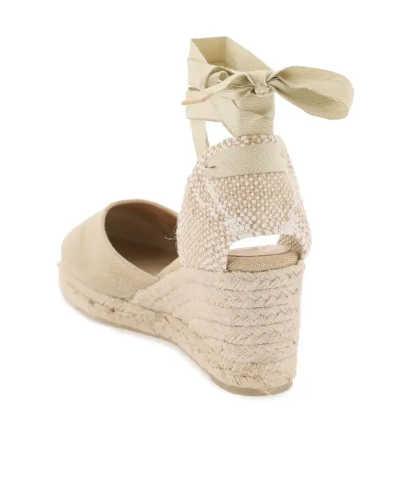 CastaÑer Carina 60mm Wedge Espadrilles - Nude