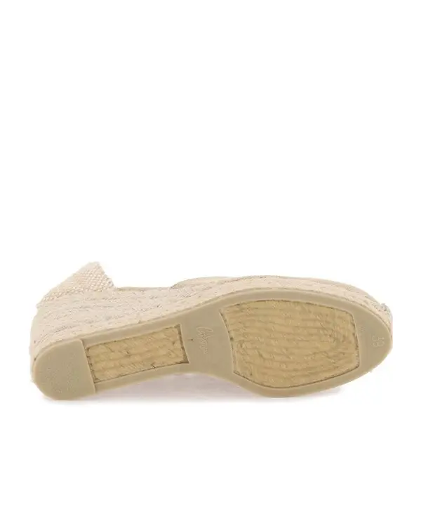 CastaÑer Carina 60mm Wedge Espadrilles - Nude