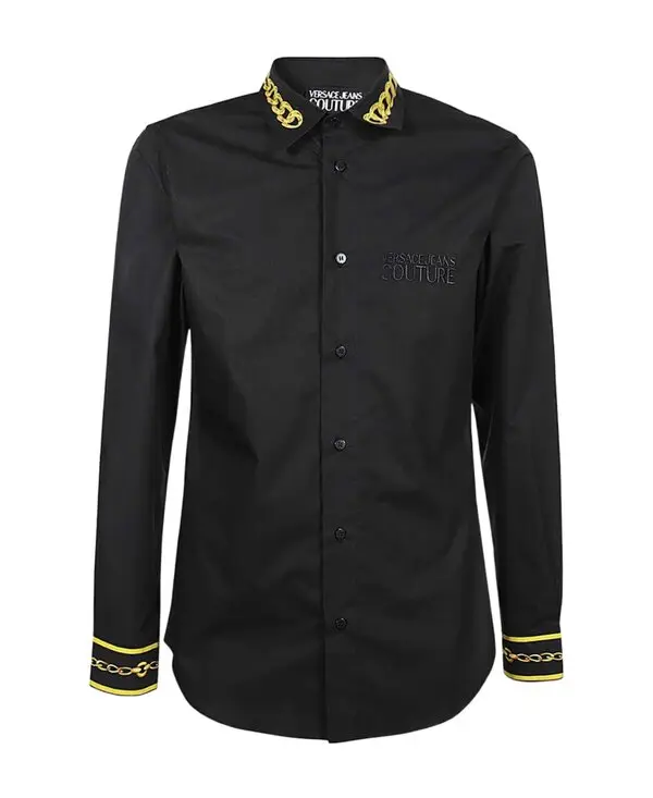 Versace Chain Couture Cotton Shirt