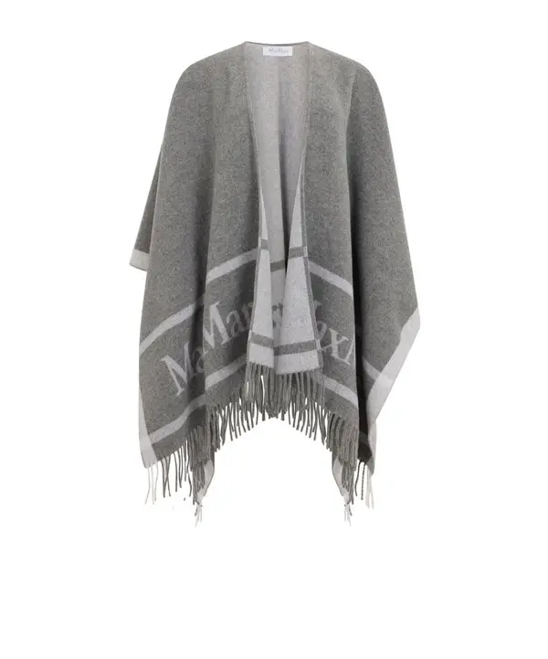 Max Mara Jacquard Logo Cape - No