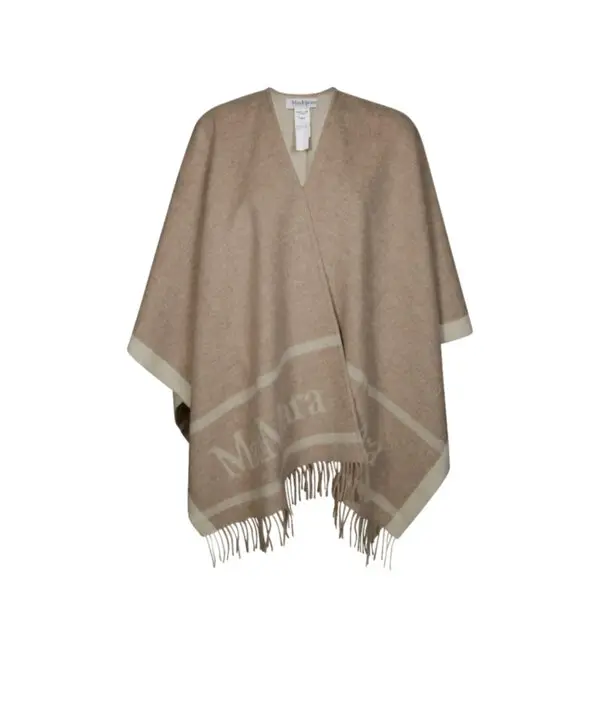 Max Mara Fringed Shawl