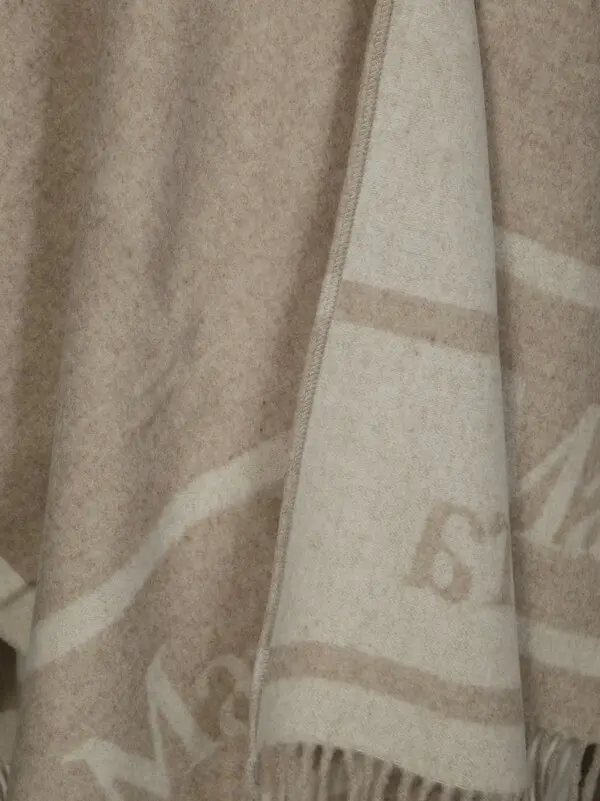 Max Mara Fringed Shawl
