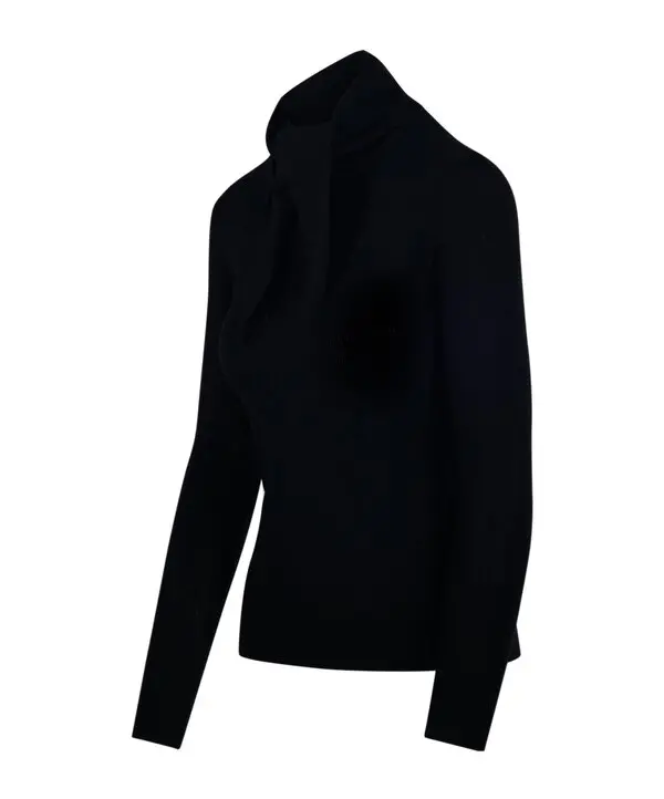 P.a.r.o.s.h Long Sleeve Tie-neck Sweater