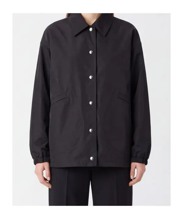 JIL SANDER Technical Faille Jacket - Black