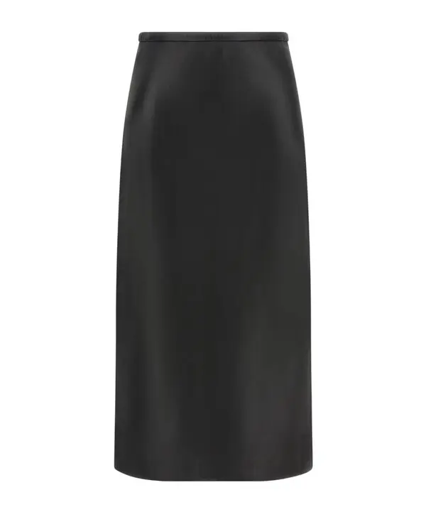 Co Slit Midi Skirt - Black