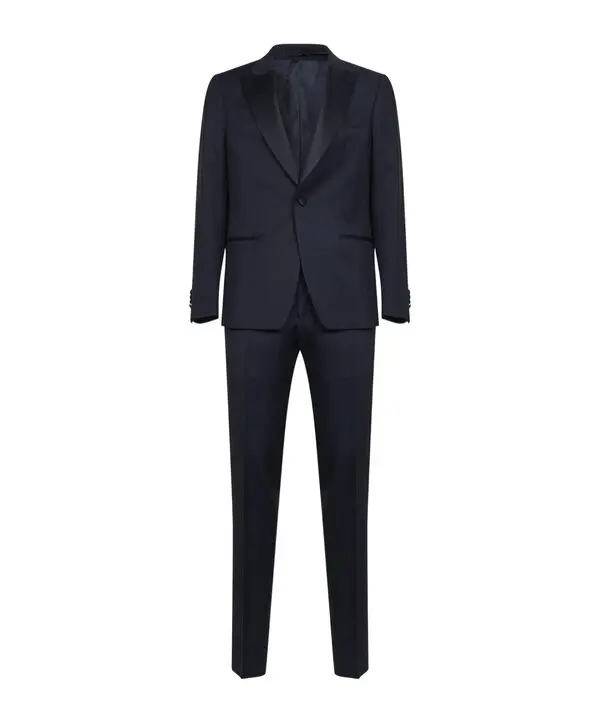 LARDINI Long-sleeved Blazer And Trousers Set