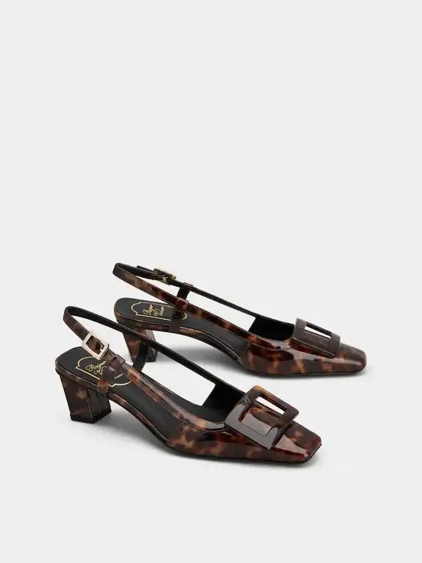 ROGER VIVIER Belle Slingback Heeled Pumps - Black